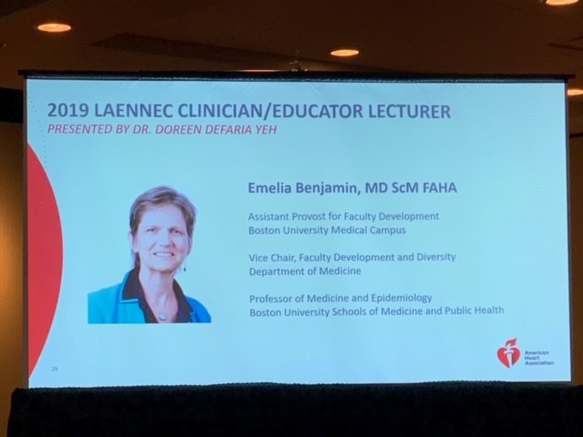 Emelia Benjamin, MD, Honored by the AHA | Chobanian & Avedisian School ...