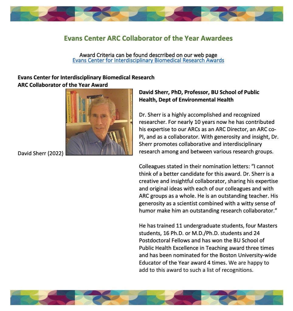 Evans Center Awardees | Evans Center for Interdisciplinary Biomedical ...