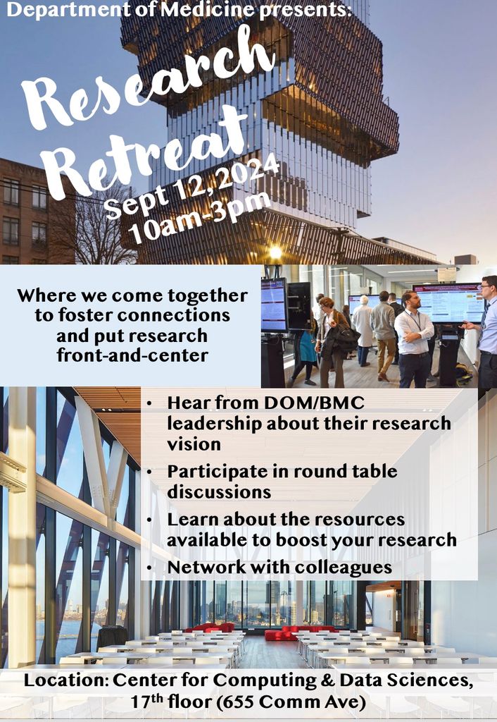 Researchers Forum | Evans Center for Interdisciplinary Biomedical Research