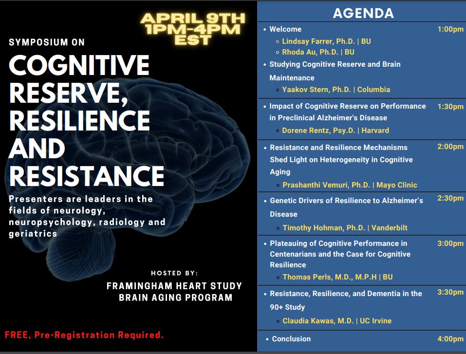2021 1st Annual FHS-BAP Symposium | Framingham Heart Study Brain Aging Program