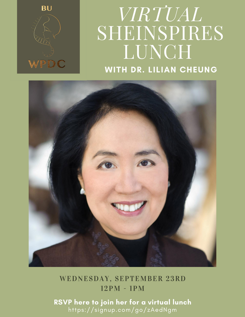 9/23 – Dr. Lilian Cheung | SheInspires Lunch Series | Graduate Medical ...