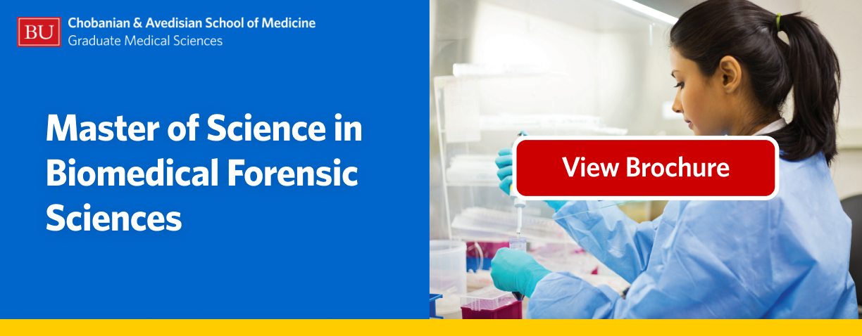 MS in Biomedical Forensic Sciences Brochure | Graduate Medical Sciences