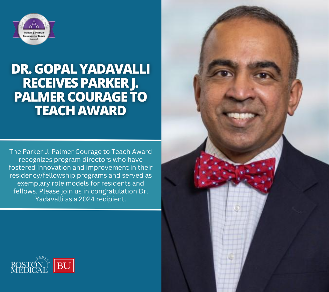 Dr. Gopal Yadavalli Receives Parker J. Palmer Courage to Teach Award ...