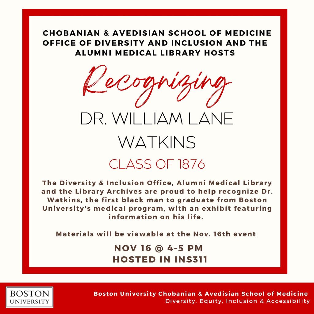 William Lane Watkins Event | Alumni Medical Library